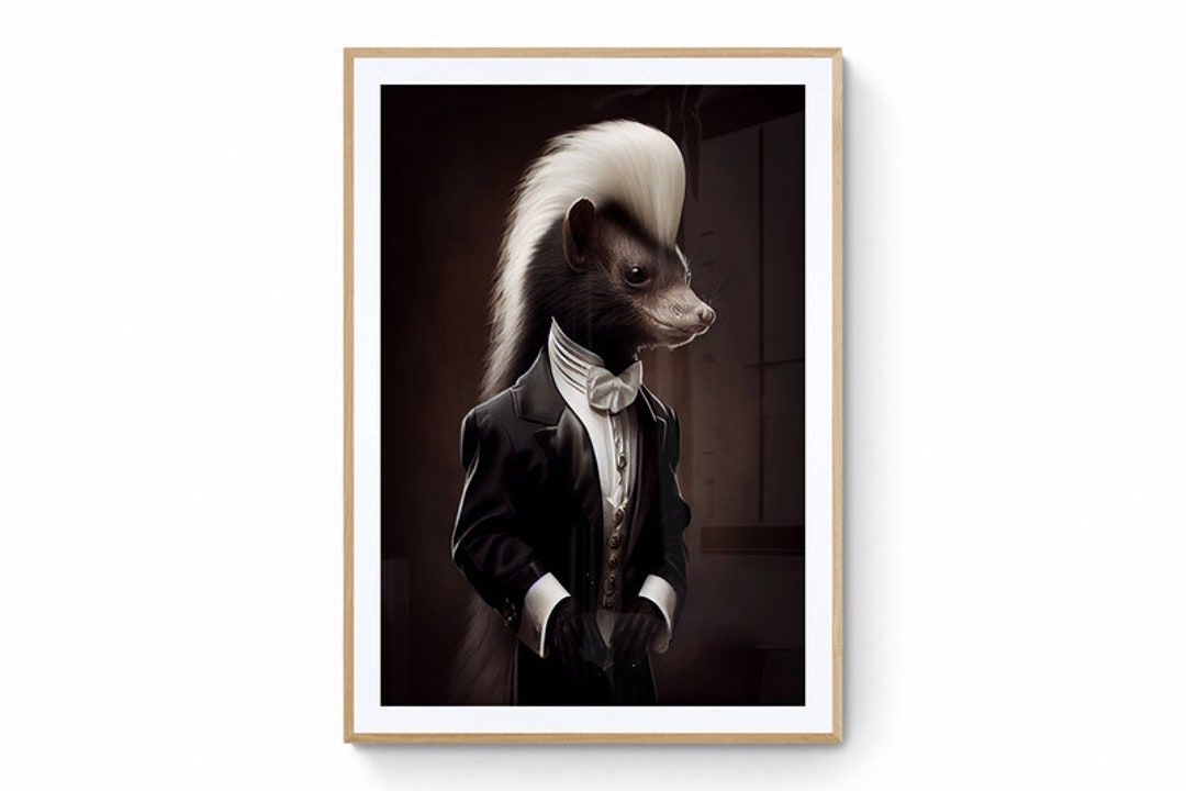 Skunk Wandkunst Skunk Wanddekor Skunk Poster Skunk - Etsy.de