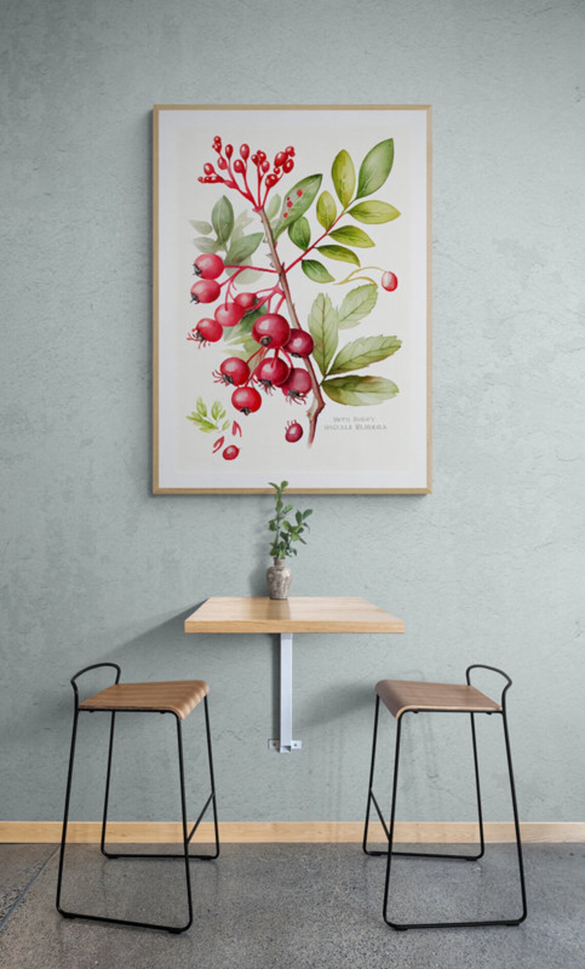 Cranberry Fruit Wall Art, Fruit Printable Art, Cranberry Print, Fruit ...