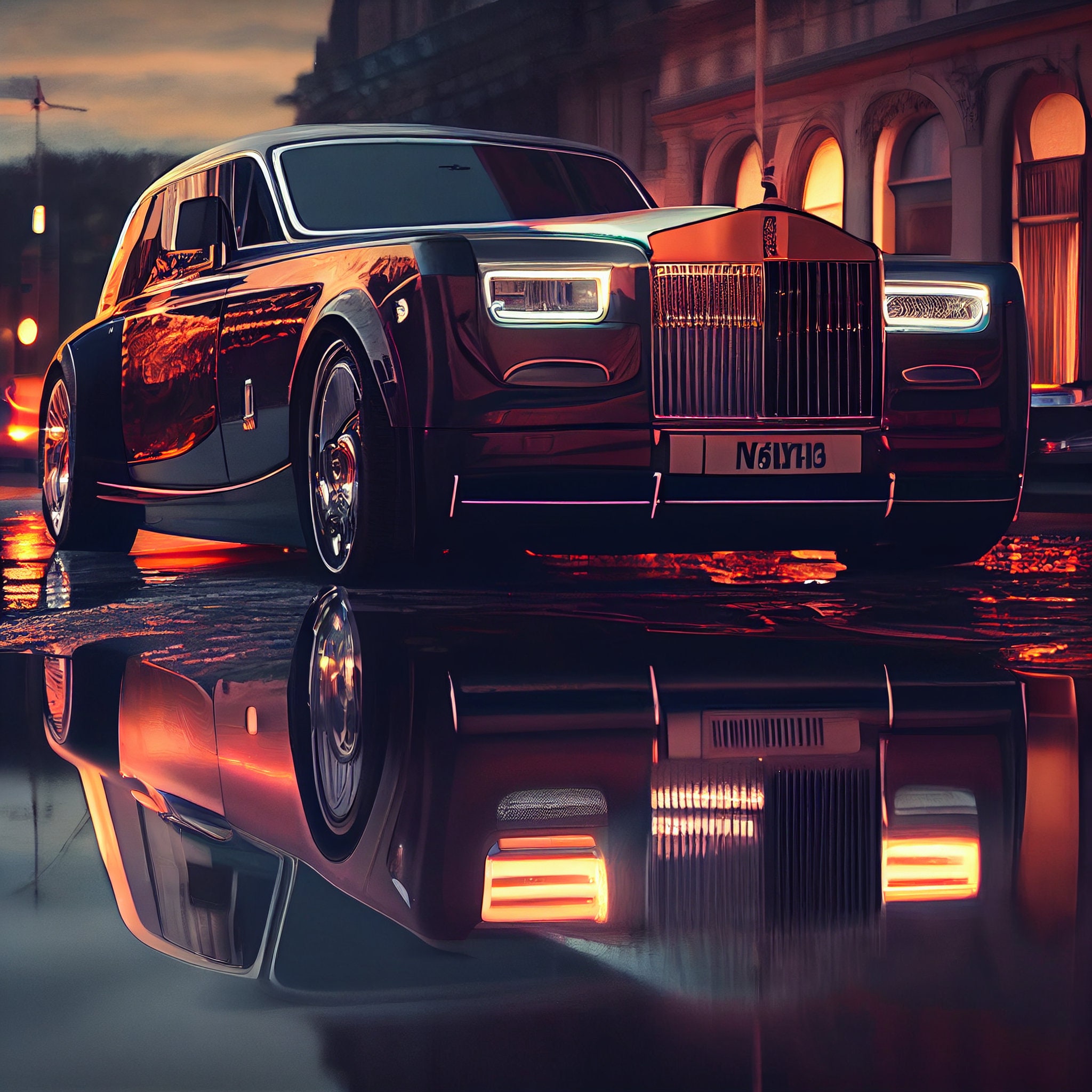 Rolls Royce Wall Art Rolls Royce Phantom Car Printable Art - Etsy