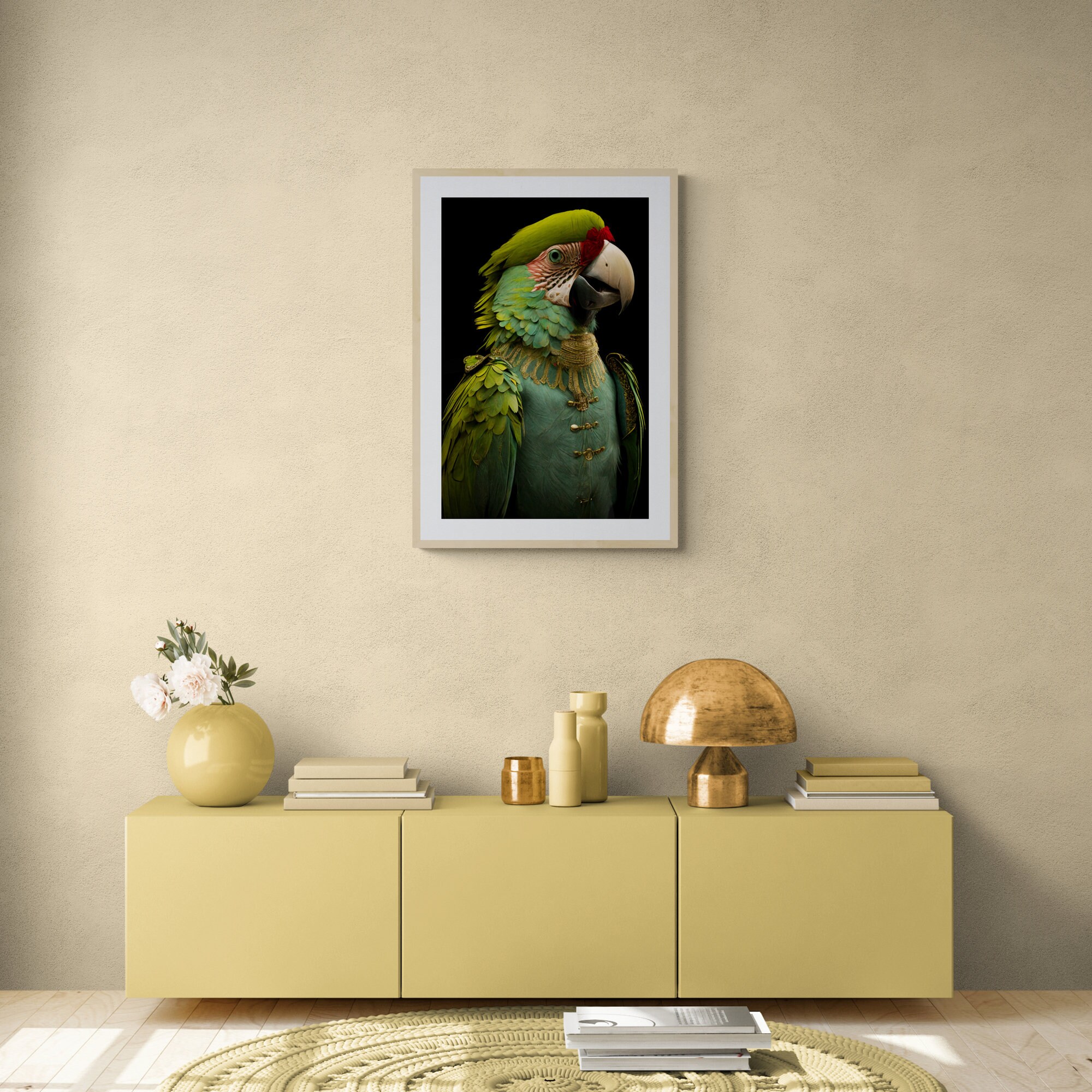 Parrot Wall Art, Parrot Wall Décor, Parrot Poster, Parrot Gift, Parrot ...
