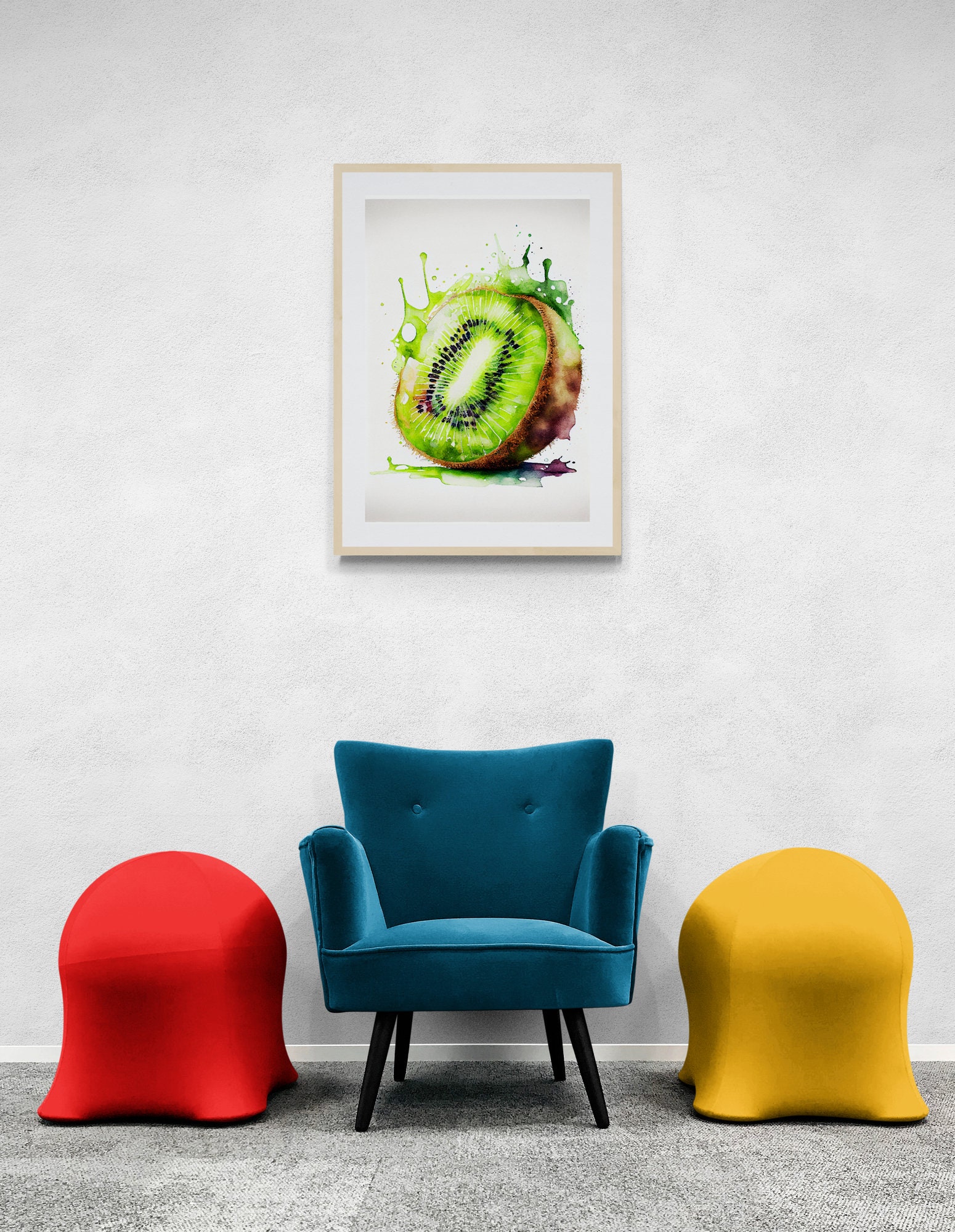 Kiwi Fruit Wall Art Fruit Printable Art Kiwi Print Fruit - Etsy