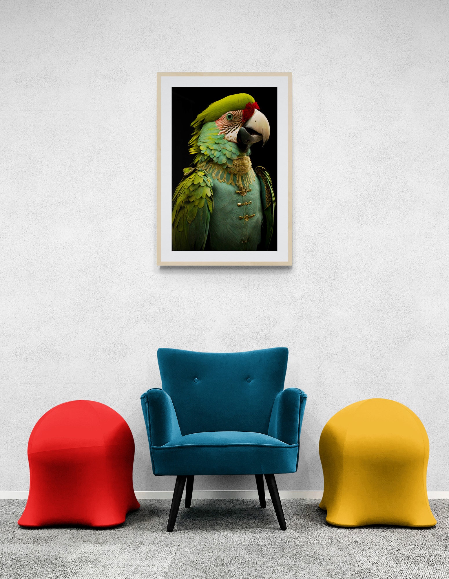 Parrot Wall Art, Parrot Wall Décor, Parrot Poster, Parrot Gift, Parrot ...