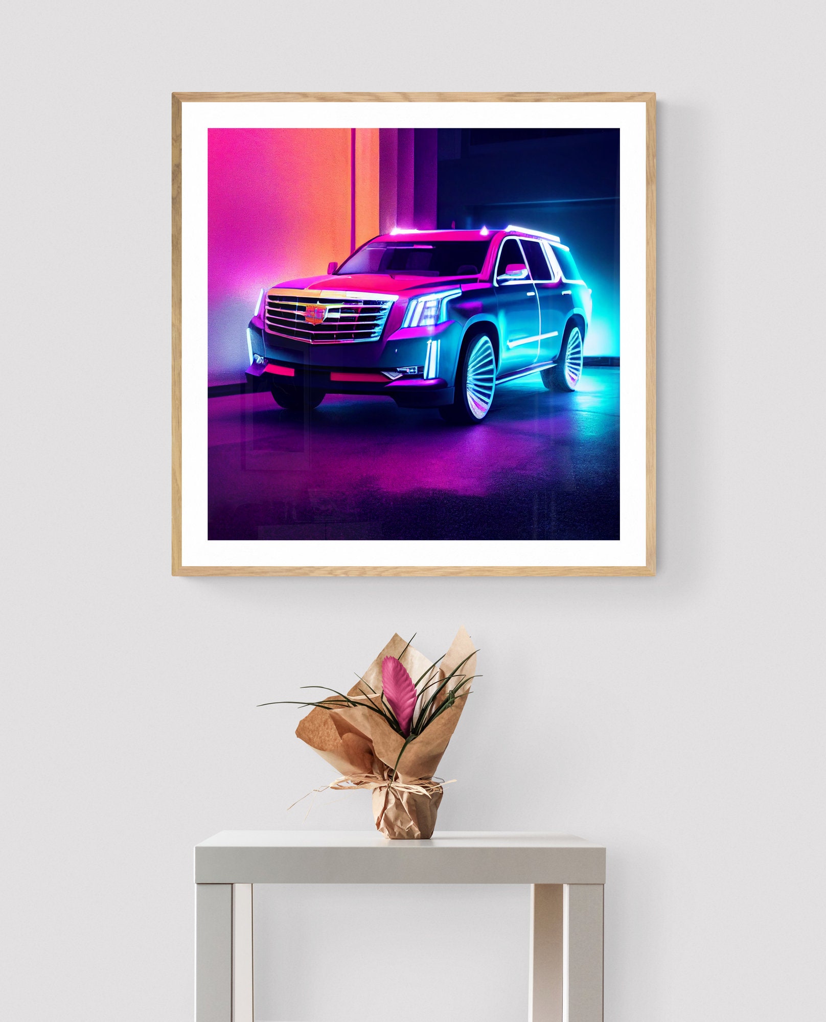 Cadillac Escalade Wall Art, Classic Car Poster, Cadillac Gifts ...