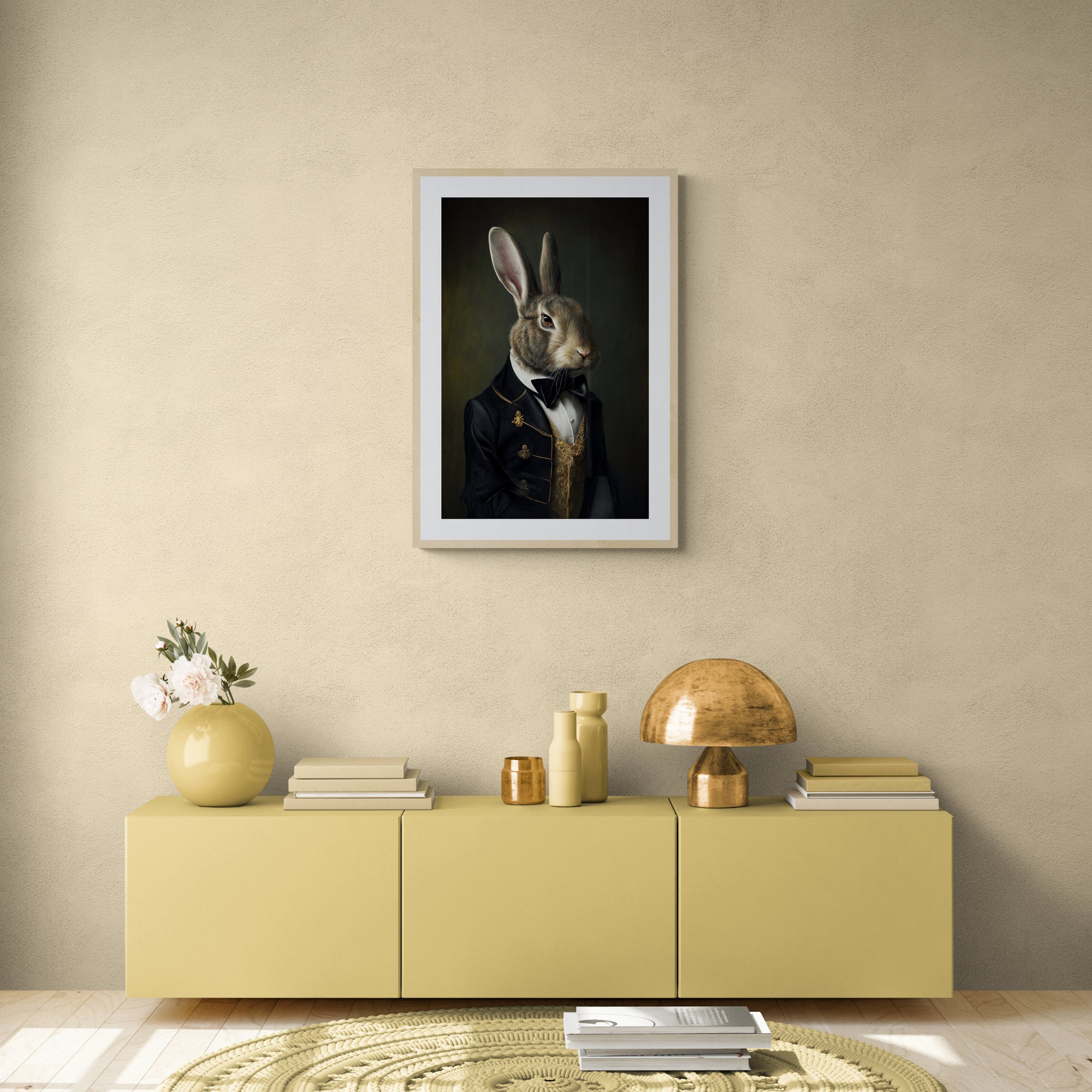 Rabbit Wall Art Rabbit Wall Décor Rabbit Poster Rabbit - Etsy