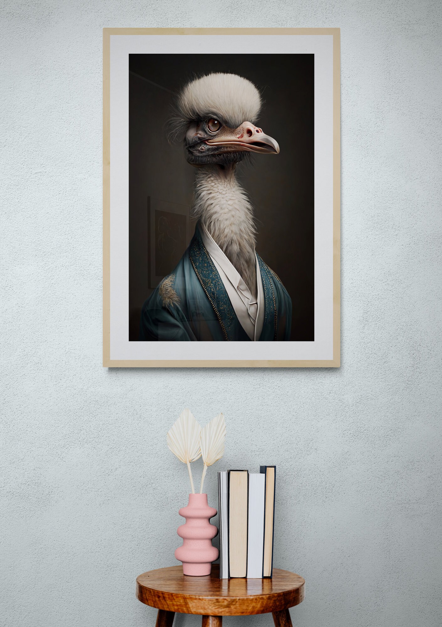 Ostrich Wall Art, Ostrich Wall Décor, Ostrich Poster, Ostrich Gift ...
