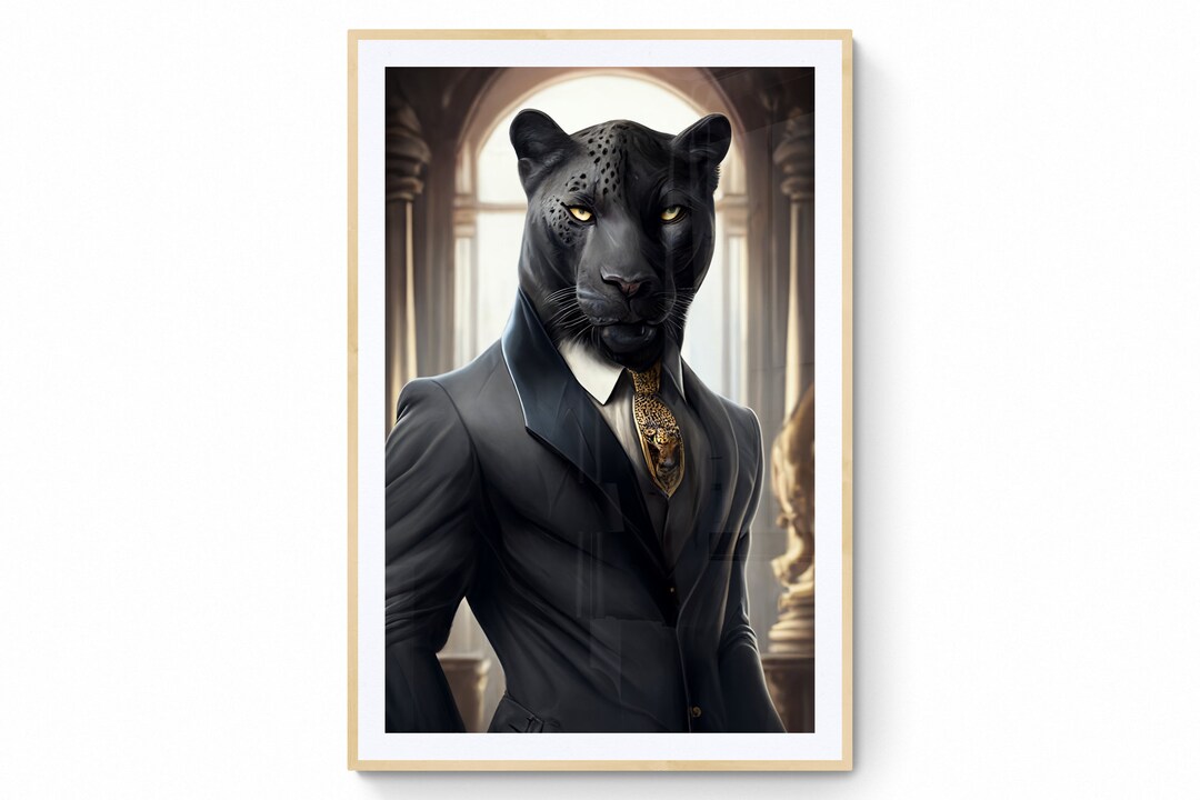 Panther Wall Art, Panther Wall Décor, Panther Poster, Panther Gift ...