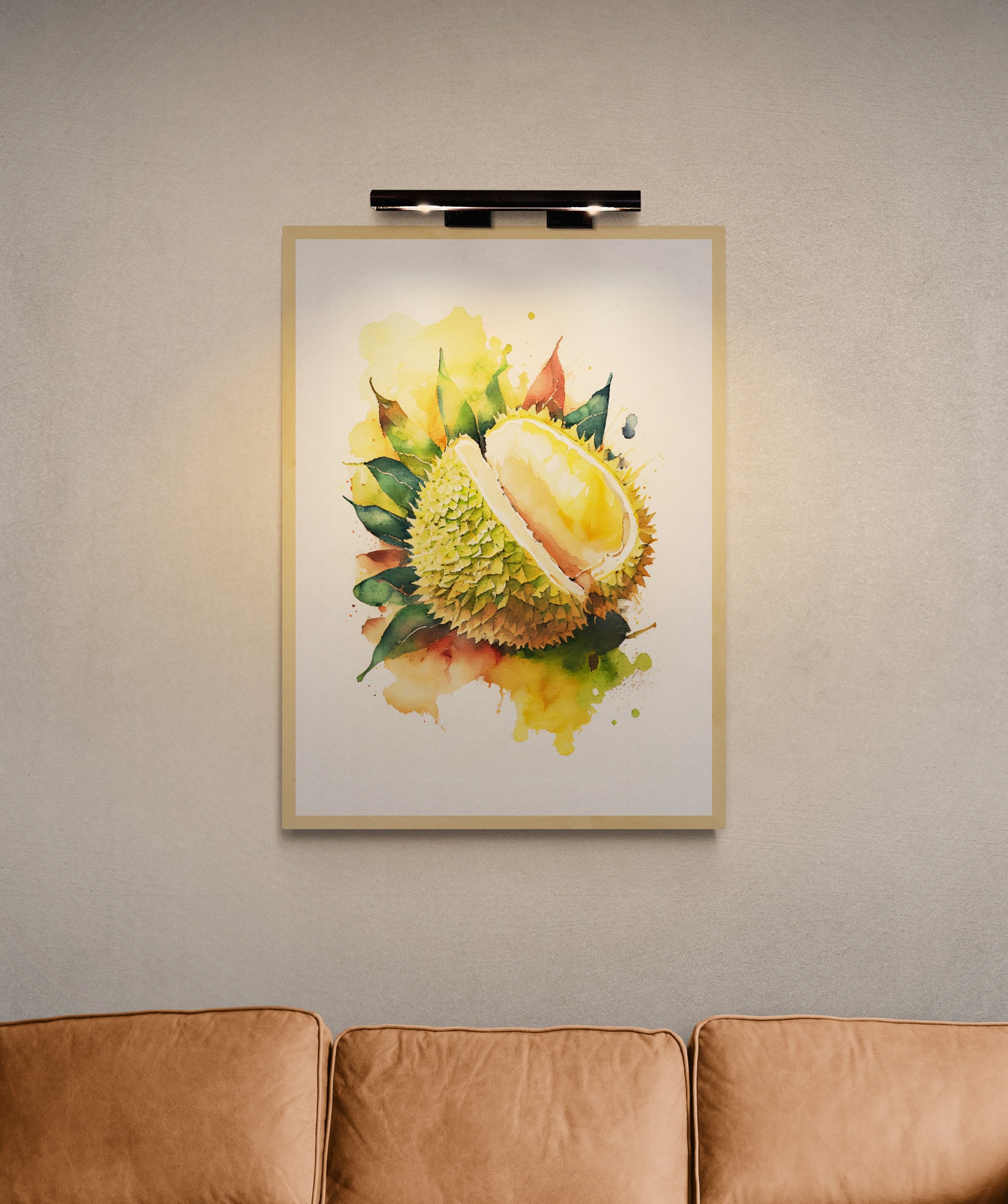 Durian Fruit Wall Art, Fruit Printable Art, Durian Print, Fruit Market ...