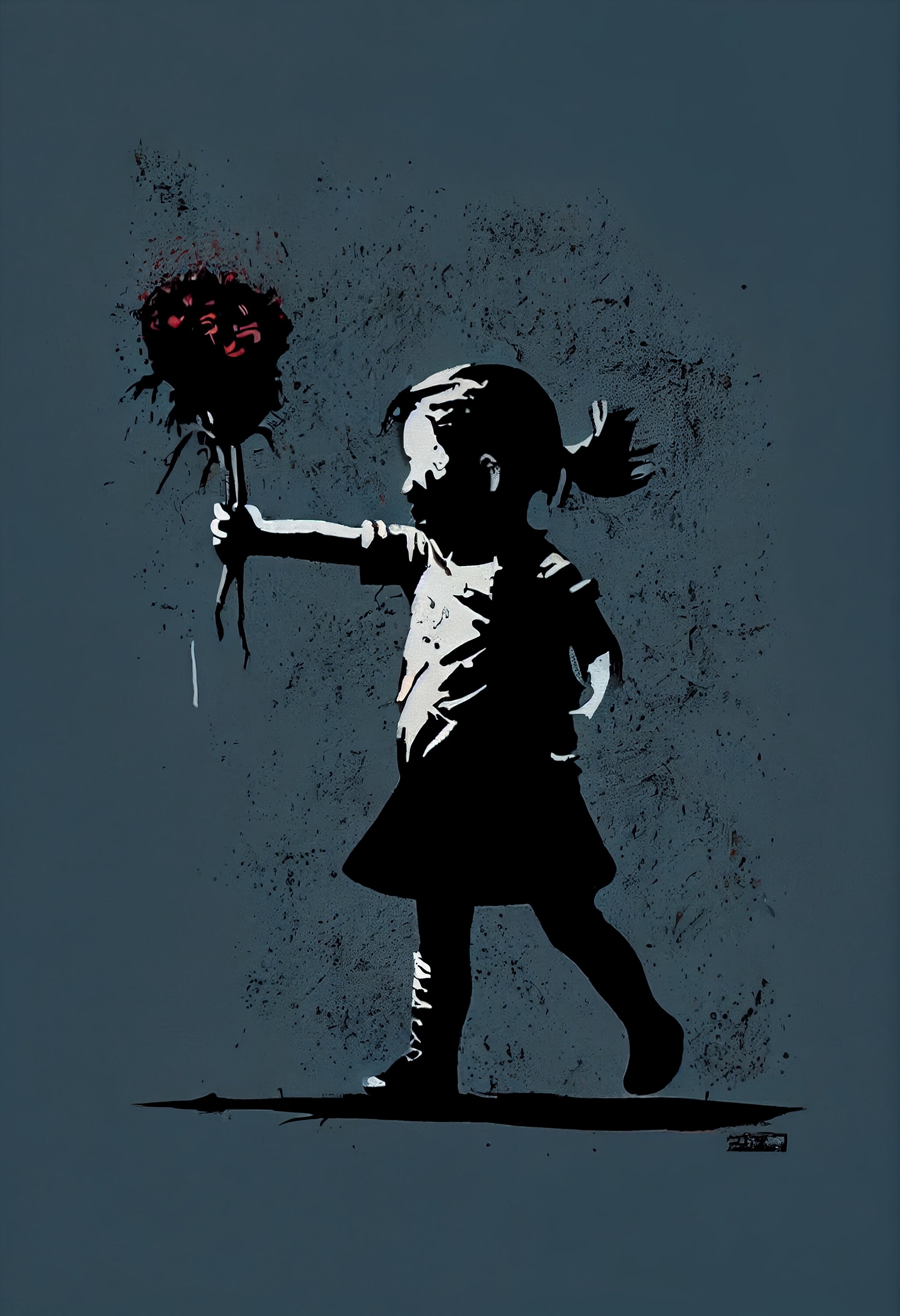 Banksy Wall Art, Banksy Poster, Banksy Canvas, Banksy Print, Digital ...