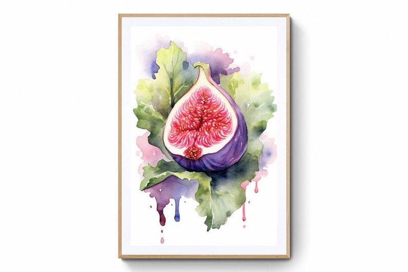 Fig Fruit Wall Art Fruit Printable Art Fig Print Fruit - Etsy