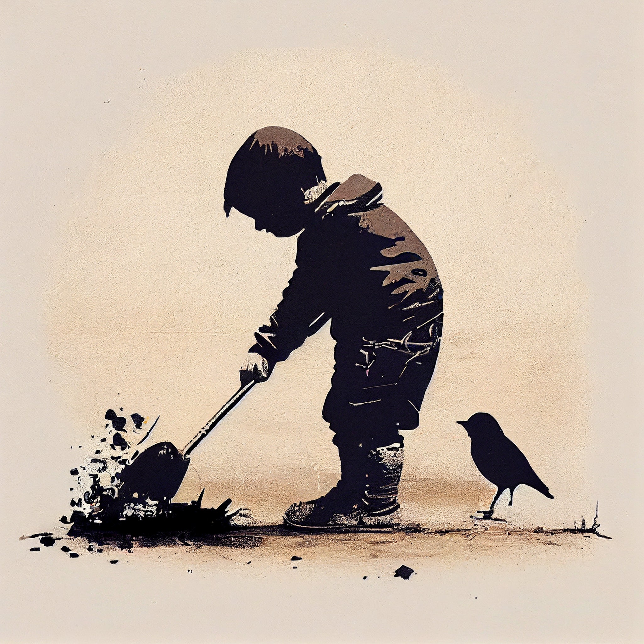 Banksy Wall Art, Banksy Poster, Banksy Canvas, Banksy Print, Digital ...