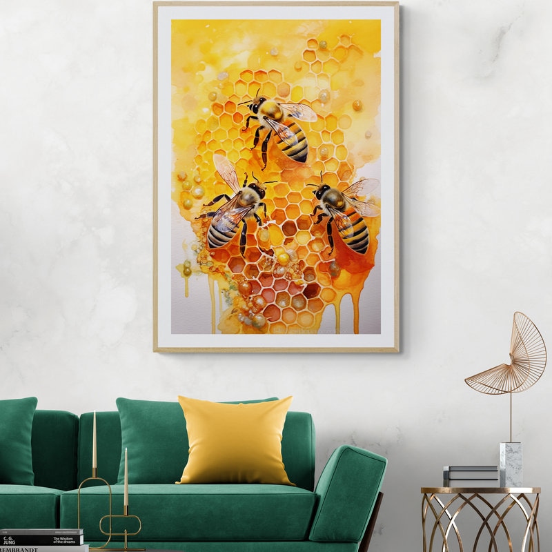 Honey Wall Art Honey Printable Art Honey Print Honey Gift - Etsy