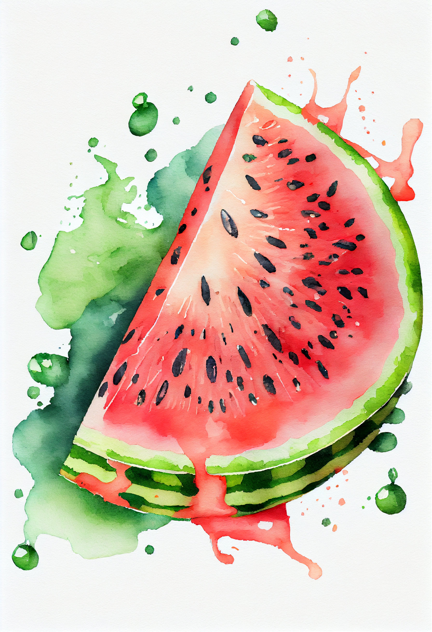 Melon Fruit Wall Art, Fruit Printable Art, Melon Print, Fruit Market ...