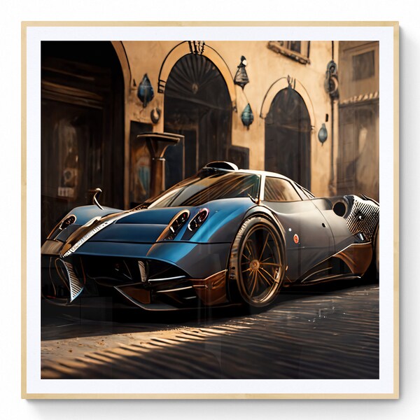 Pagani Garage Poster - Etsy