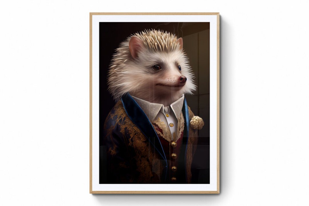 Hedgehog Wall Art, Hedgehog Wall Décor, Hedgehog Poster, Hedgehog Gift ...