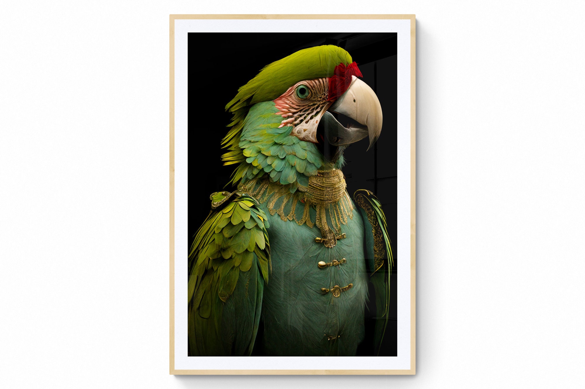 Parrot Wall Art, Parrot Wall Décor, Parrot Poster, Parrot Gift, Parrot ...