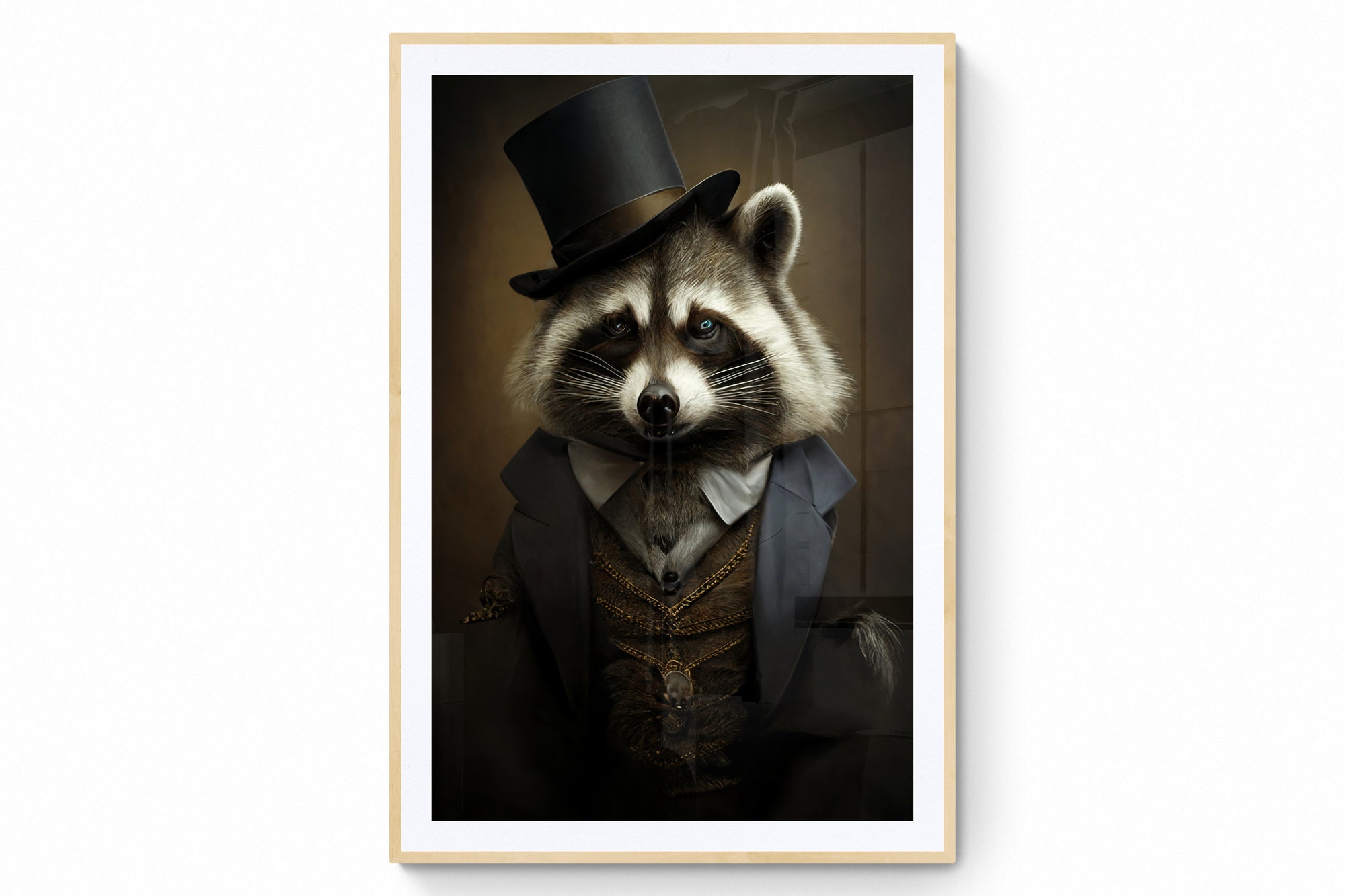 Raccoon Wall Art, Raccoon Wall Décor, Raccoon Poster, Raccoon Gift ...