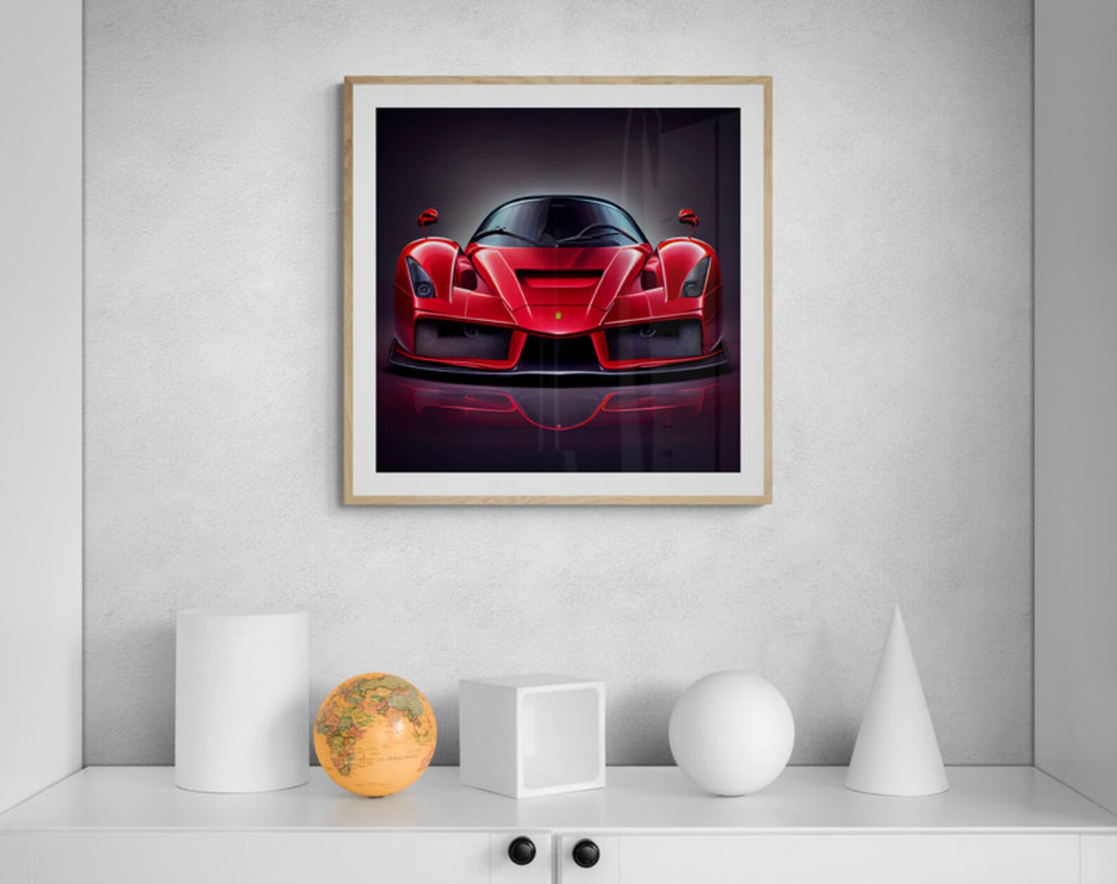 Ferrari Car Wall Art, Enzo Ferrari, Car Printable Art, Luxury Car ...