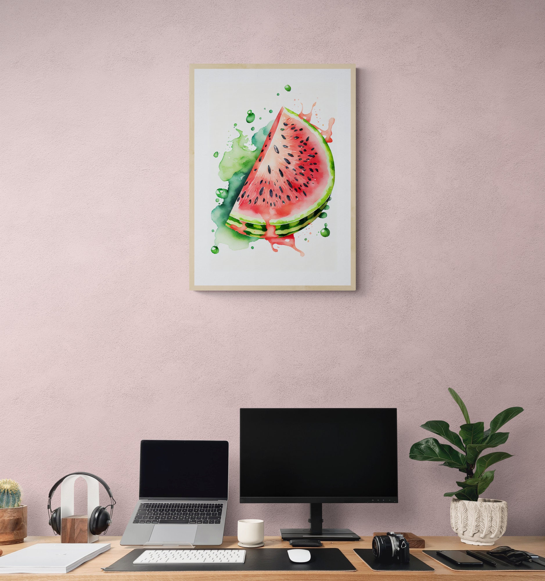 Melon Fruit Wall Art, Fruit Printable Art, Melon Print, Fruit Market ...