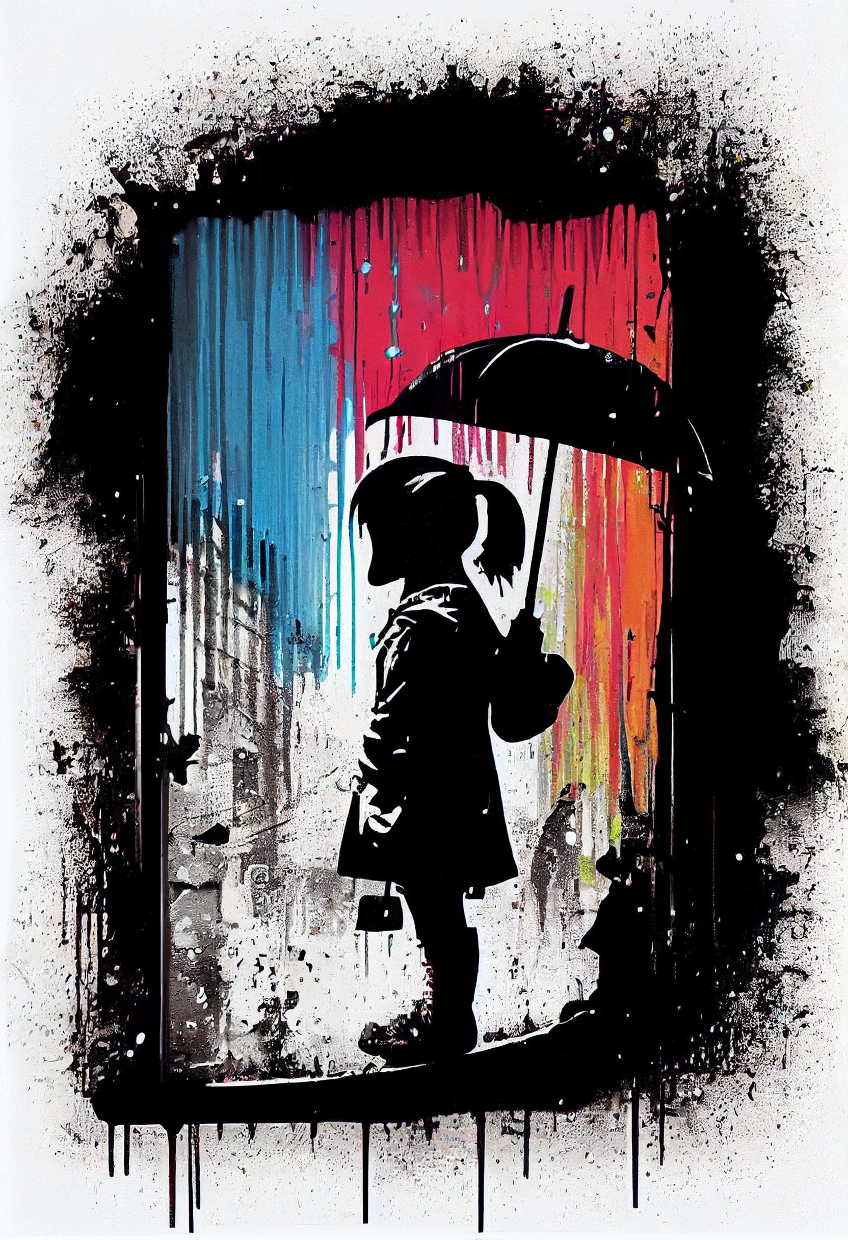 Banksy Wall Art, Banksy Poster, Banksy Canvas, Banksy Print, Digital ...