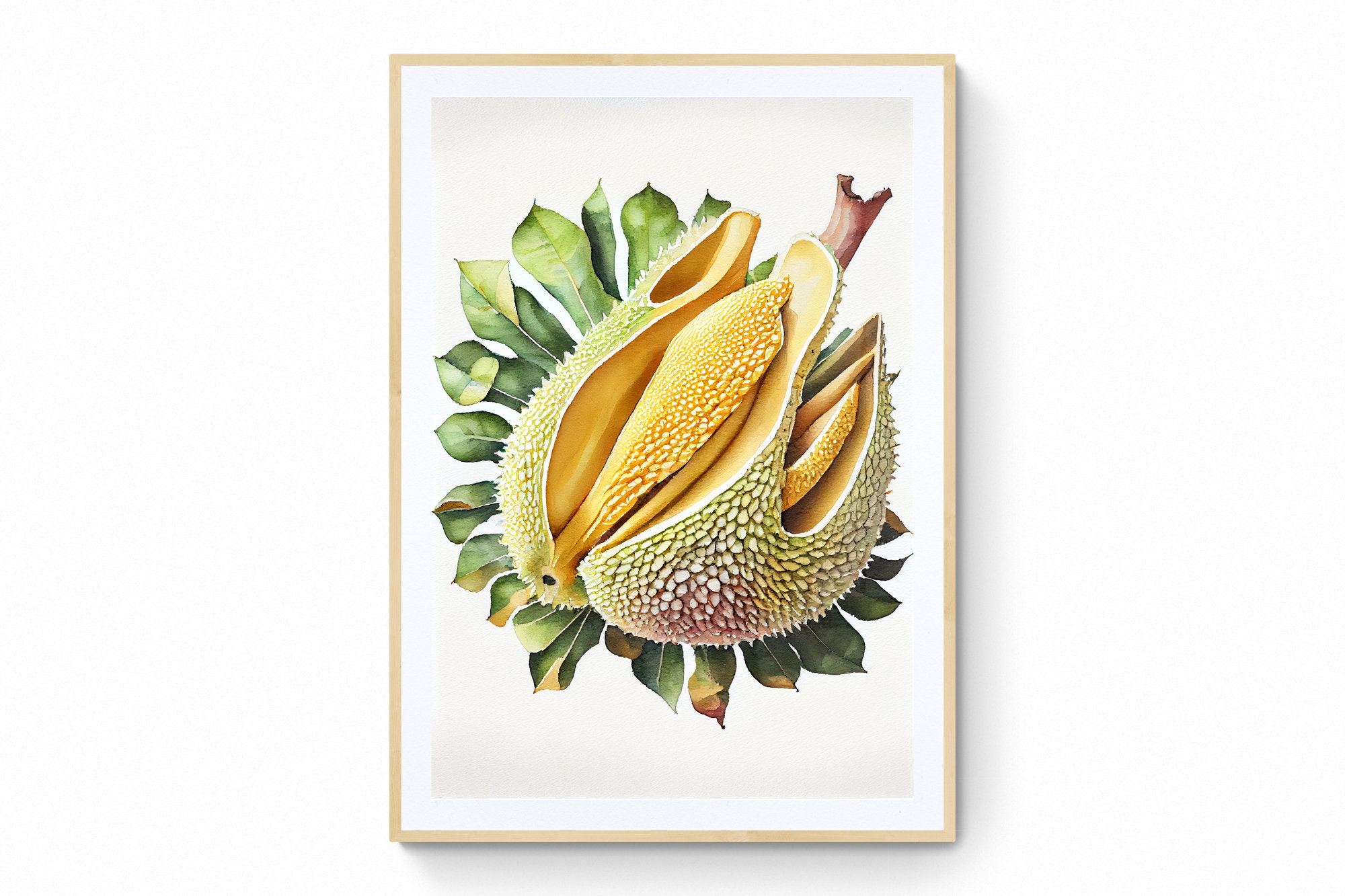 Jackfruit Fruit Wall Art Fruit Printable Art Jackfruit - Etsy