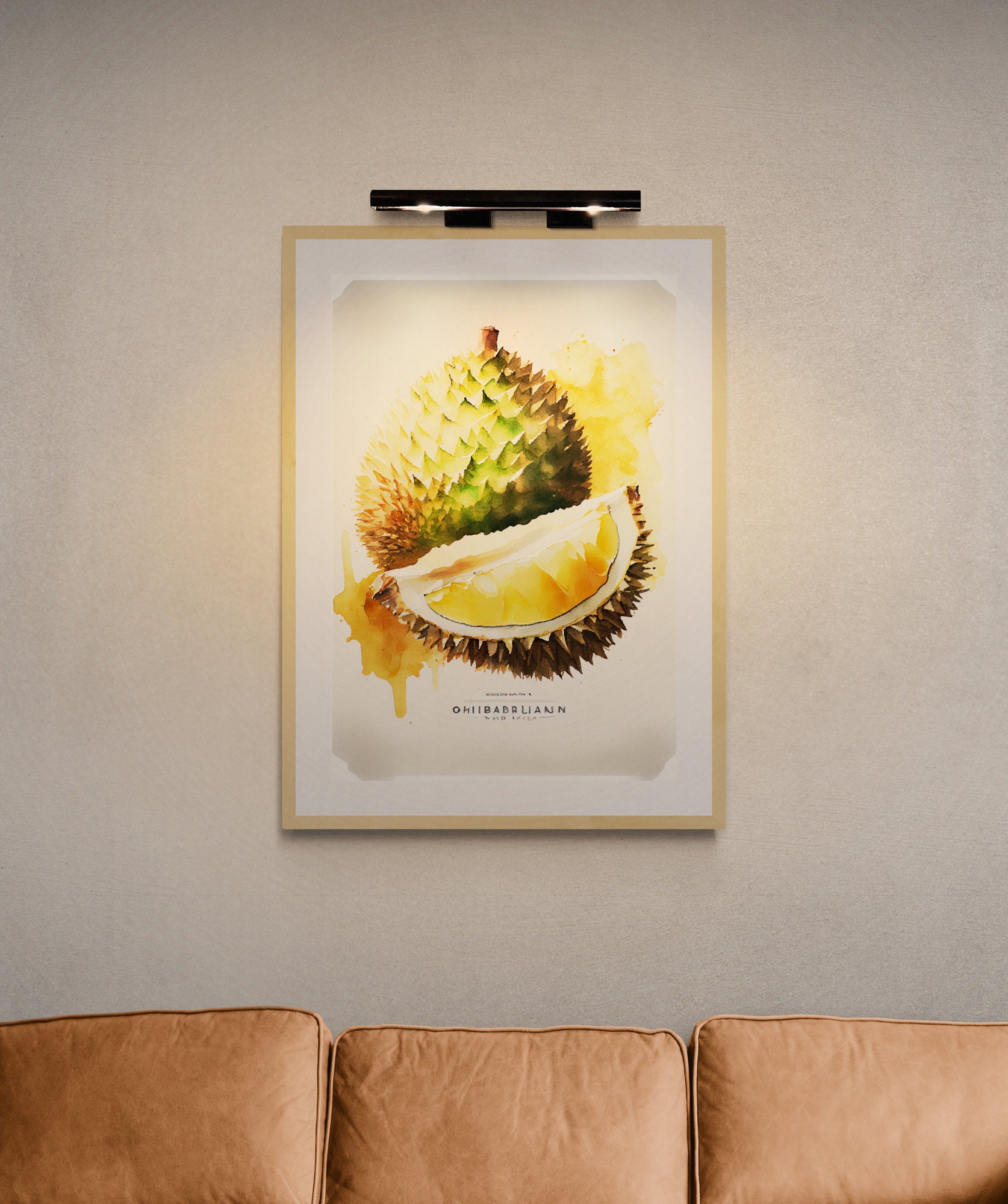 Durian Fruit Wall Art, Fruit Printable Art, Durian Print, Fruit Market ...