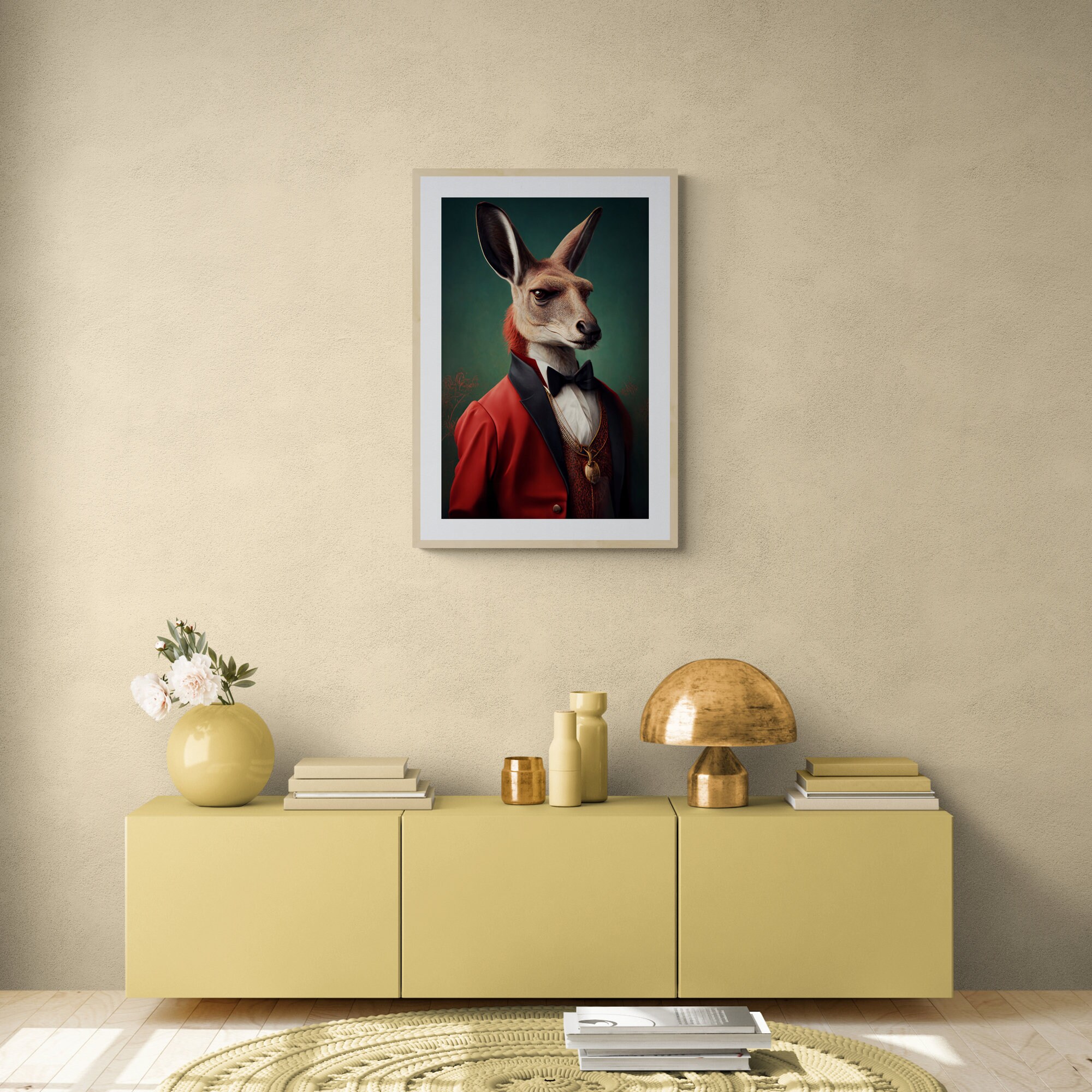 Kangaroo Wall Art Kangaroo Wall Décor Kangaroo Poster - Etsy