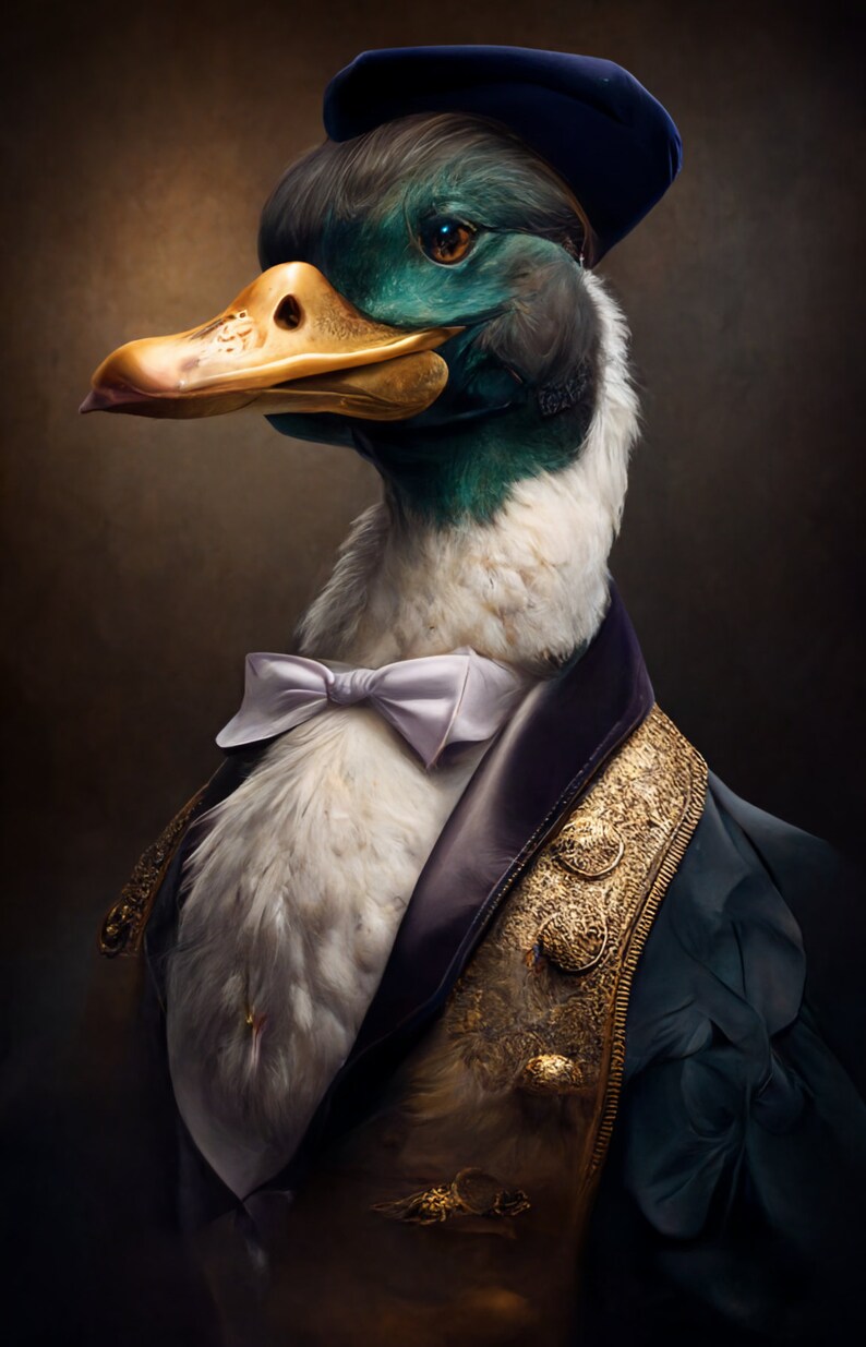 Duck Wall Art, Duck Wall Décor, Duck Poster, Duck Gift, Duck Lovers ...