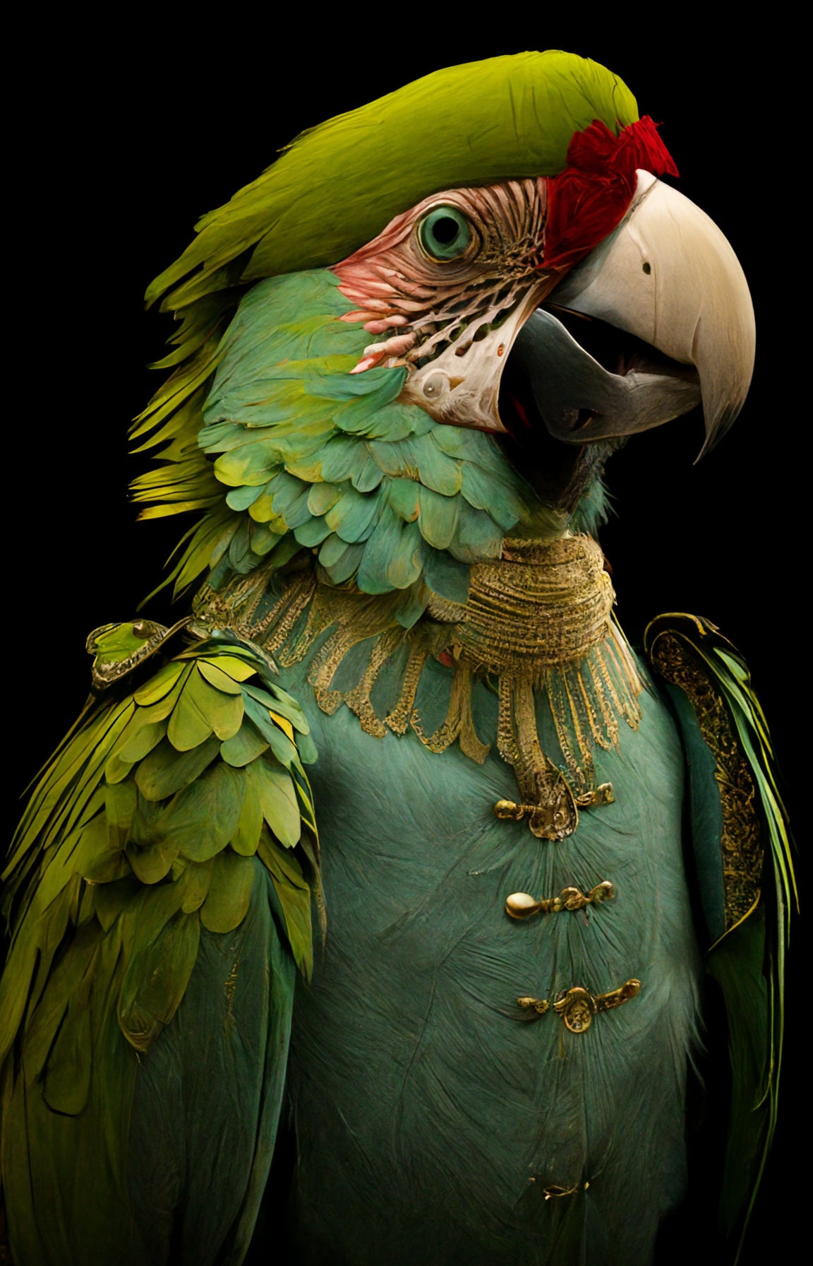 Parrot Wall Art, Parrot Wall Décor, Parrot Poster, Parrot Gift, Parrot ...