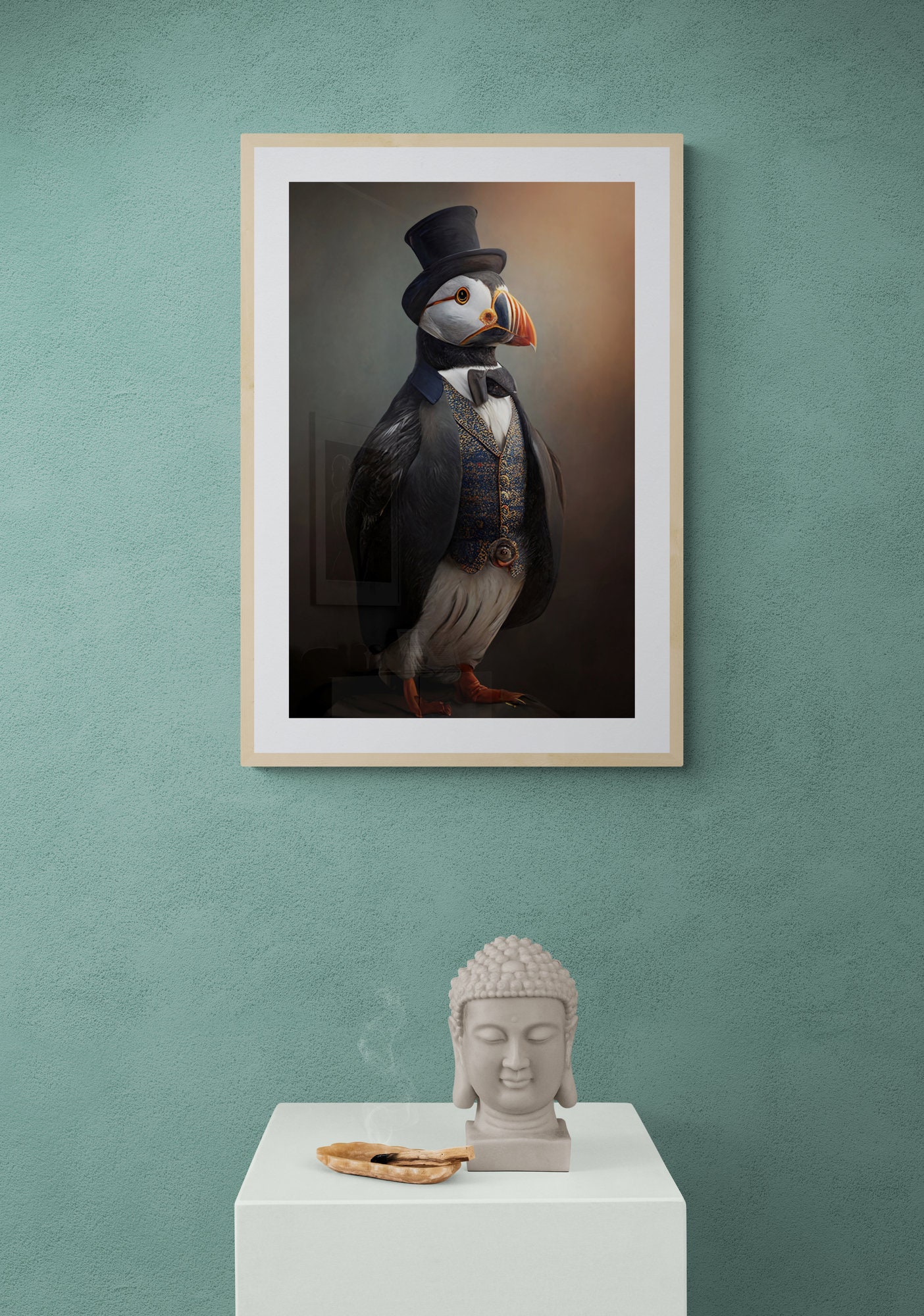 Puffin Wall Art, Puffin Wall Décor, Puffin Poster, Puffin Gift, Puffin ...