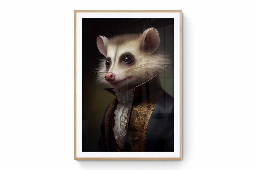 Possum Wall Art, Possum Wall Décor, Possum Poster, Possum Gift, Possum ...