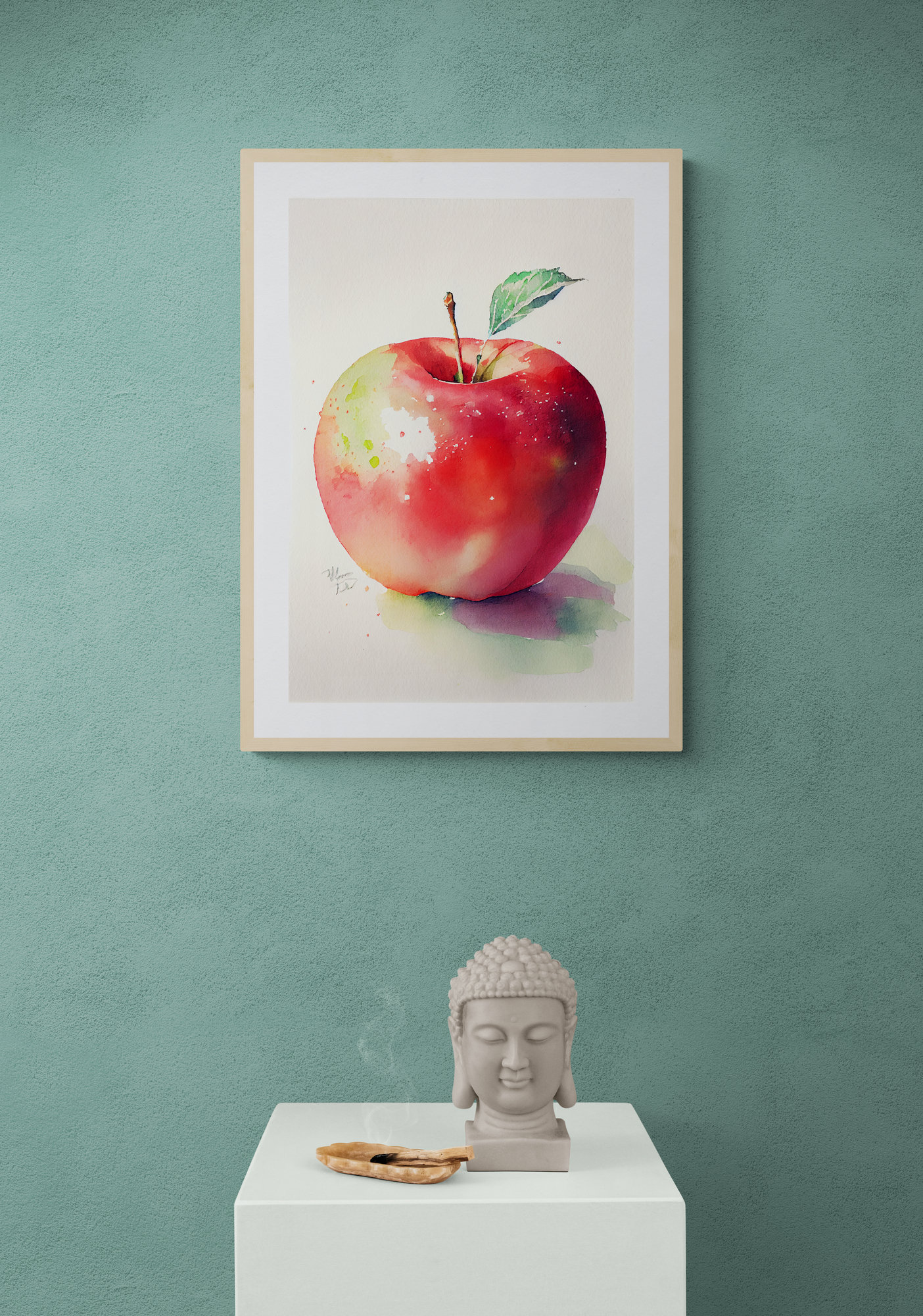 Apple Fruit Wall Art, Fruit Printable Art, Apple Print, Fruit Market ...