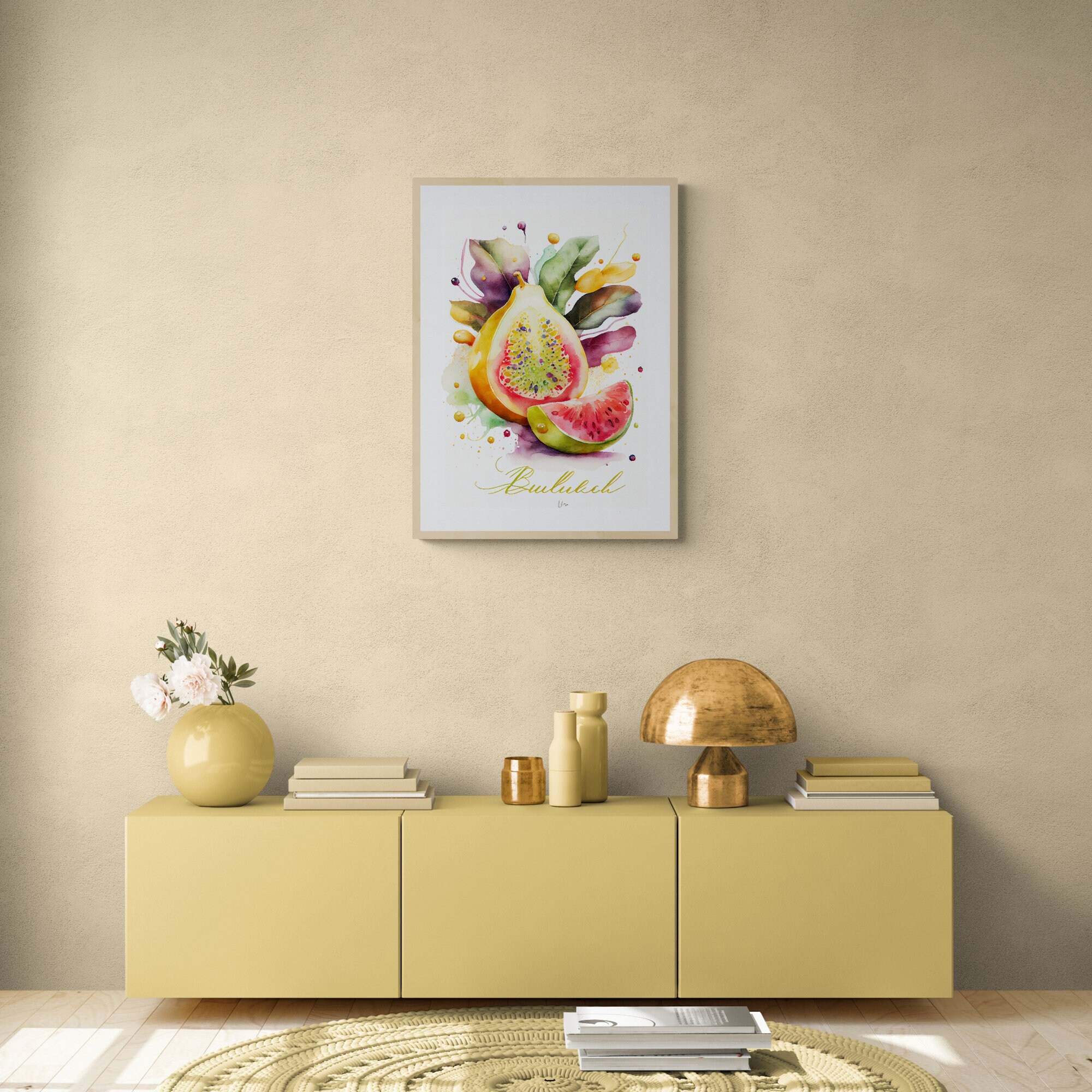 Lulu Fruit Wall Art, Fruit Printable Art, Lulu Print, Fruit Market ...