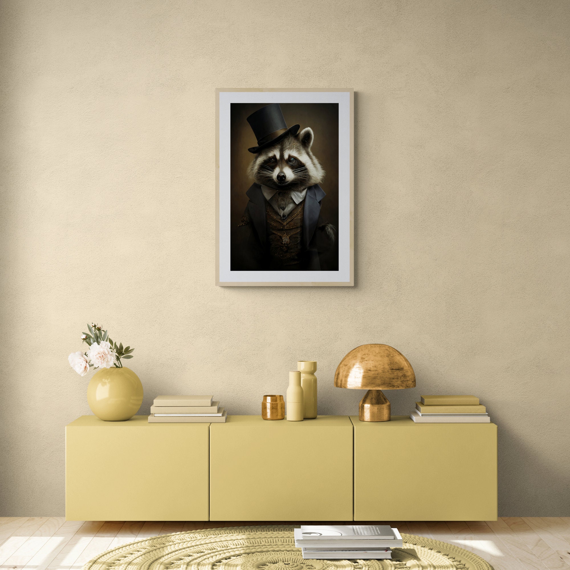 Raccoon Wall Art, Raccoon Wall Décor, Raccoon Poster, Raccoon Gift ...