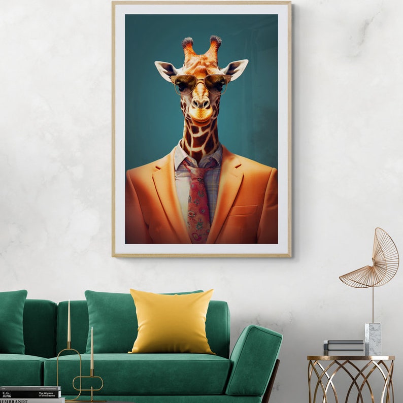Giraffe Wall Art Giraffe Wall Décor Giraffe Poster Giraffe - Etsy