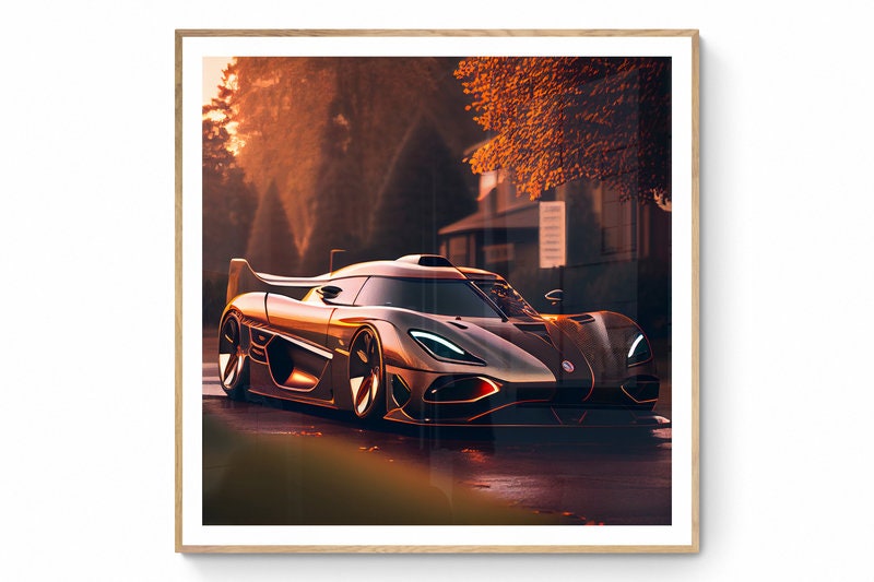 Koenigsegg Car Wall Art, Koenigsegg Gernera, Car Printable Art, Muscle ...
