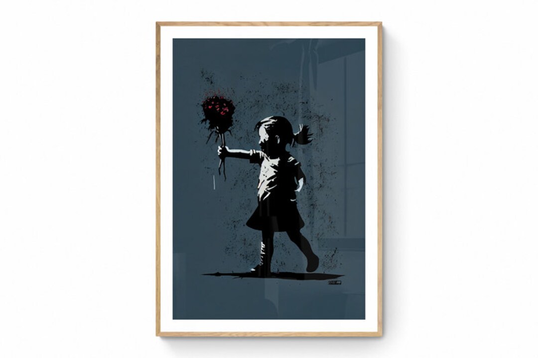 Banksy Wall Art, Banksy Poster, Banksy Canvas, Banksy Print, Digital ...