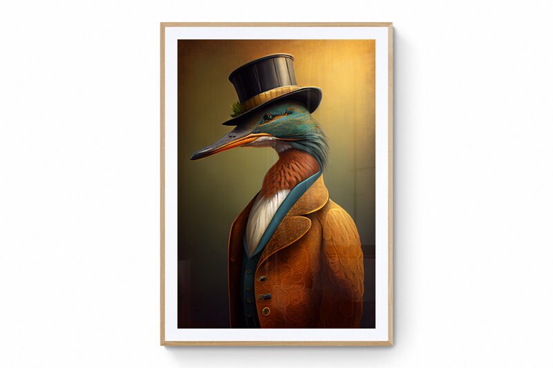 Duck Wall Art, Duck Wall Décor, Duck Poster, Duck Gift, Duck Lovers ...