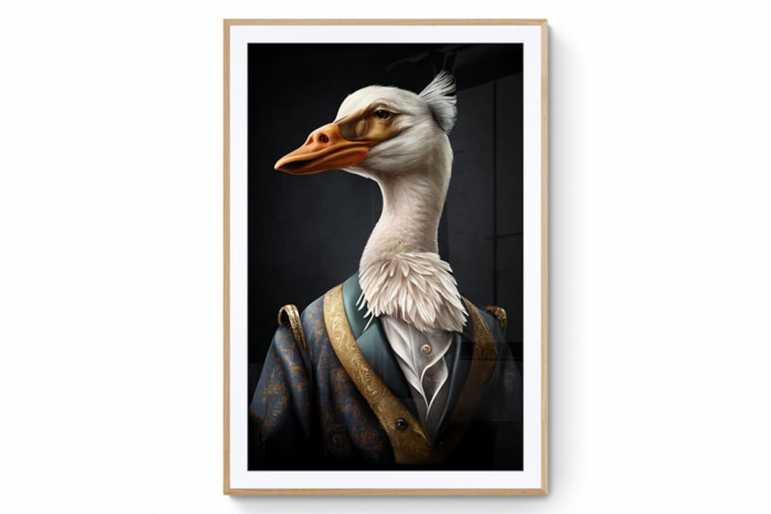 Goose Wall Art, Goose Wall Décor, Goose Poster, Goose Gift, Goose ...