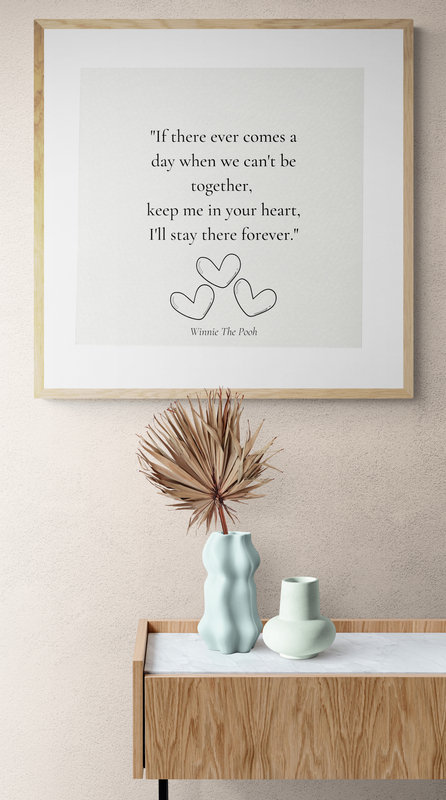 Winnie the Pooh Quotes, If There Ever Comes a Day When We Can't Be ...