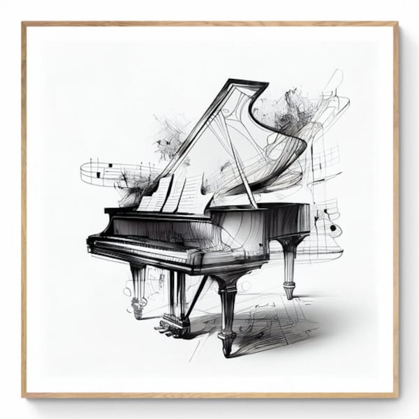 Piano Wall Art - Etsy