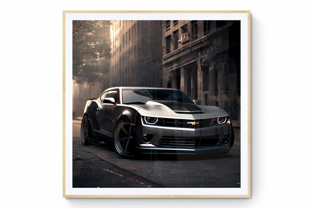 Chevrolet Camaro Wall Art, Sports Car Digital Art, Car Printable Art ...