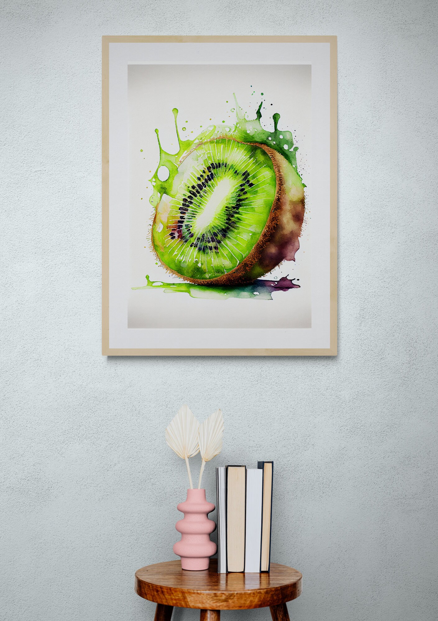 Kiwi Fruit Wall Art, Fruit Printable Art, Kiwi Print, Fruit Market ...