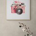 Camera Wall Art, Instrument Wall Art, Watercolor Wall Art, Camera ...