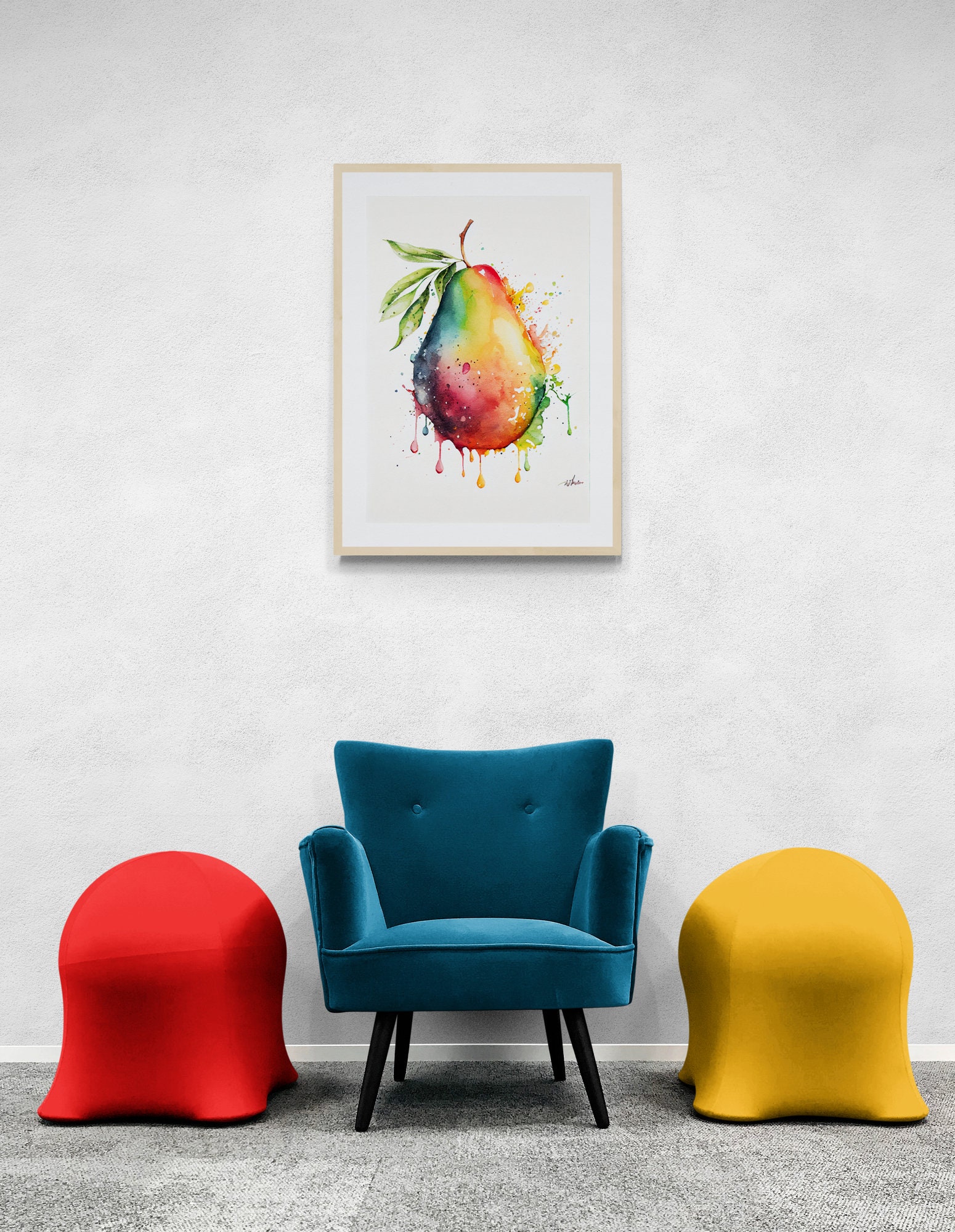 Lulu Fruit Wall Art, Fruit Printable Art, Lulu Print, Fruit Market ...