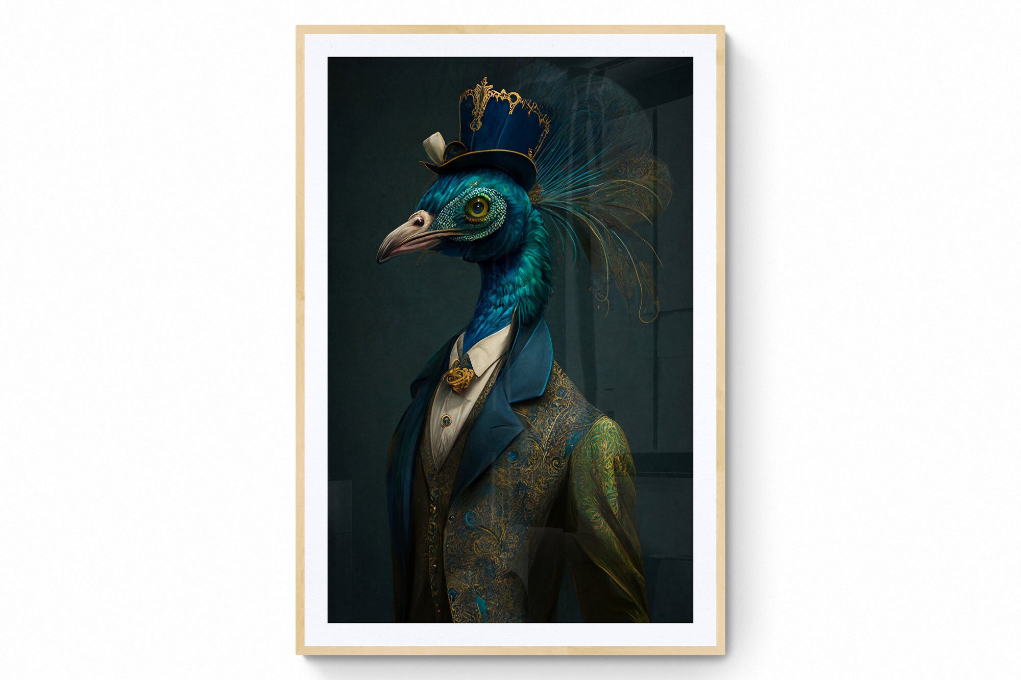 Peacock Wall Art, Peacock Wall Décor, Peacock Poster, Peacock Gift ...