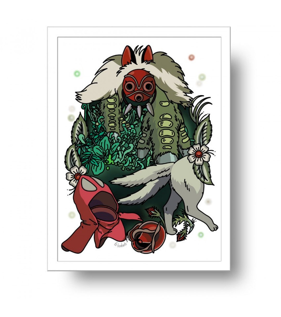 Mononoke Fan Art Print - Etsy