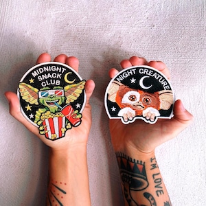 Gremlin Midnight Snack Club Iron on Patch - Etsy