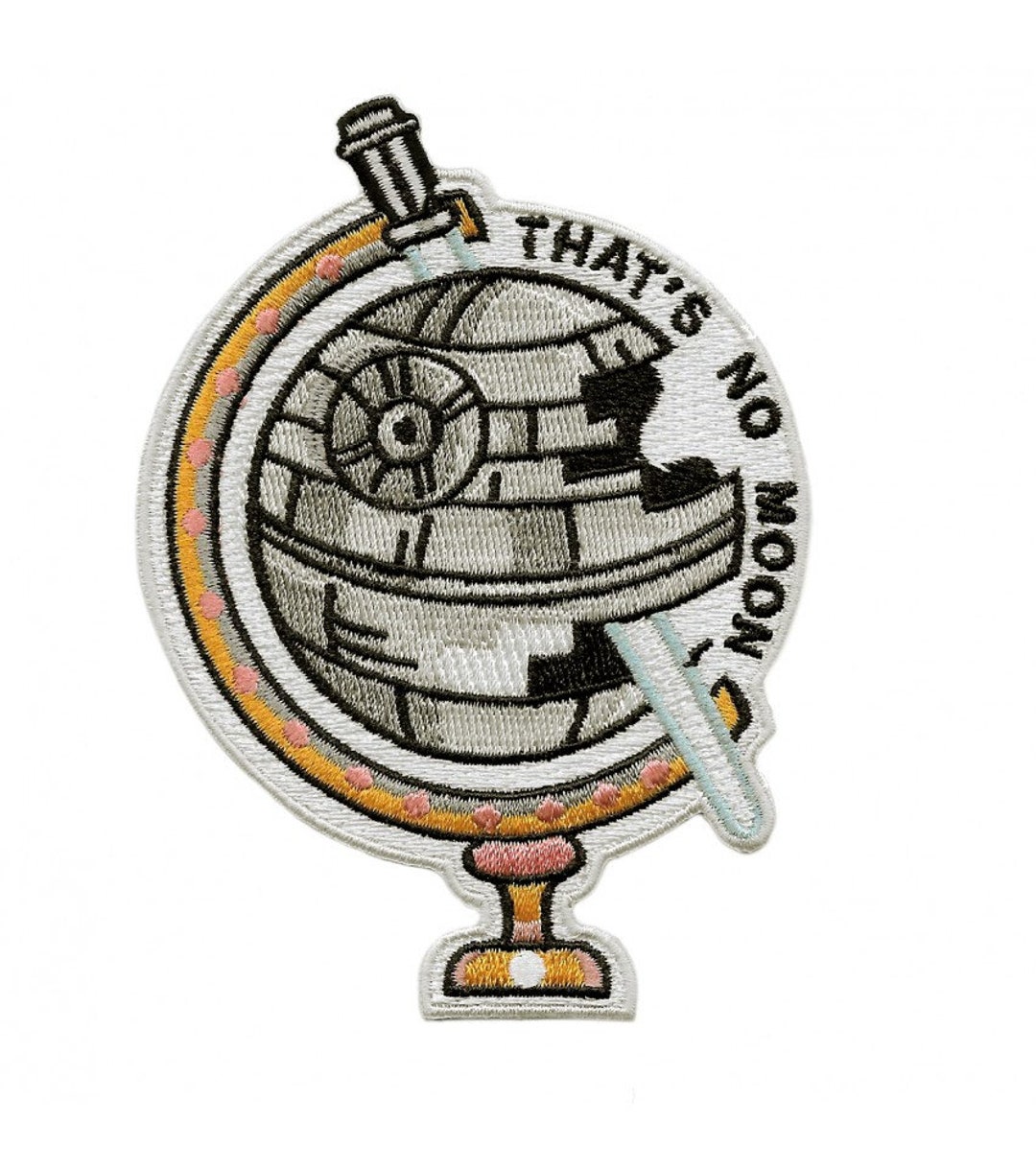 Star Wars Fan Art That's No Moon Death Star Iron on Patch - Etsy