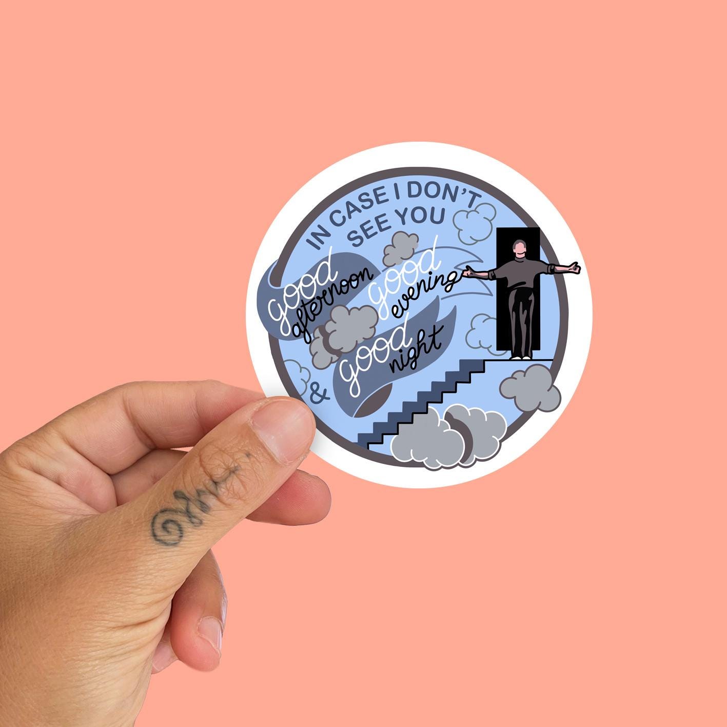 The Truman Show Fan Art in Case I Don't See You Vinyl Sticker - Etsy