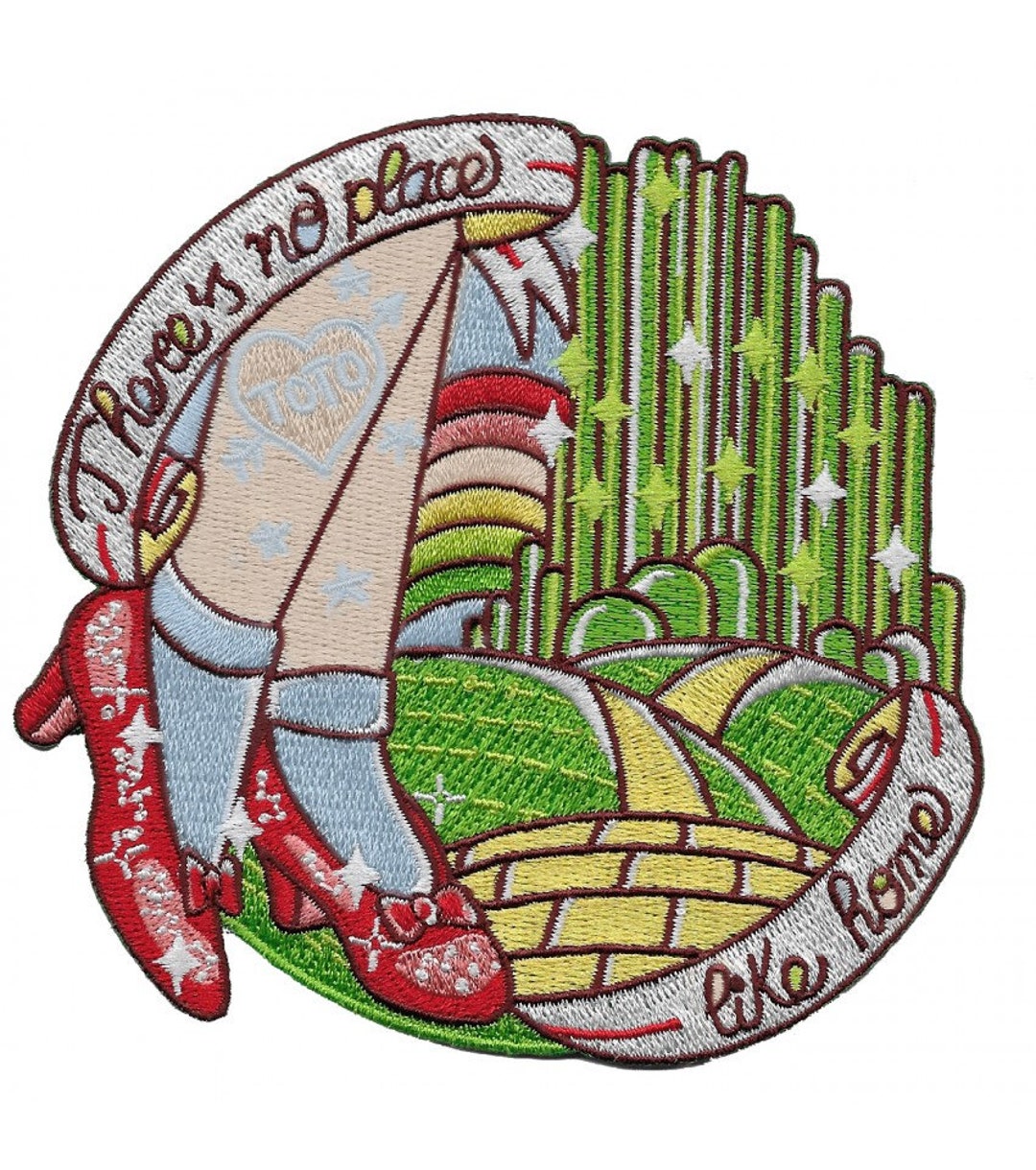 Wizard of Oz Dorothy There's No Place Like Home Iron on Patch - Etsy
